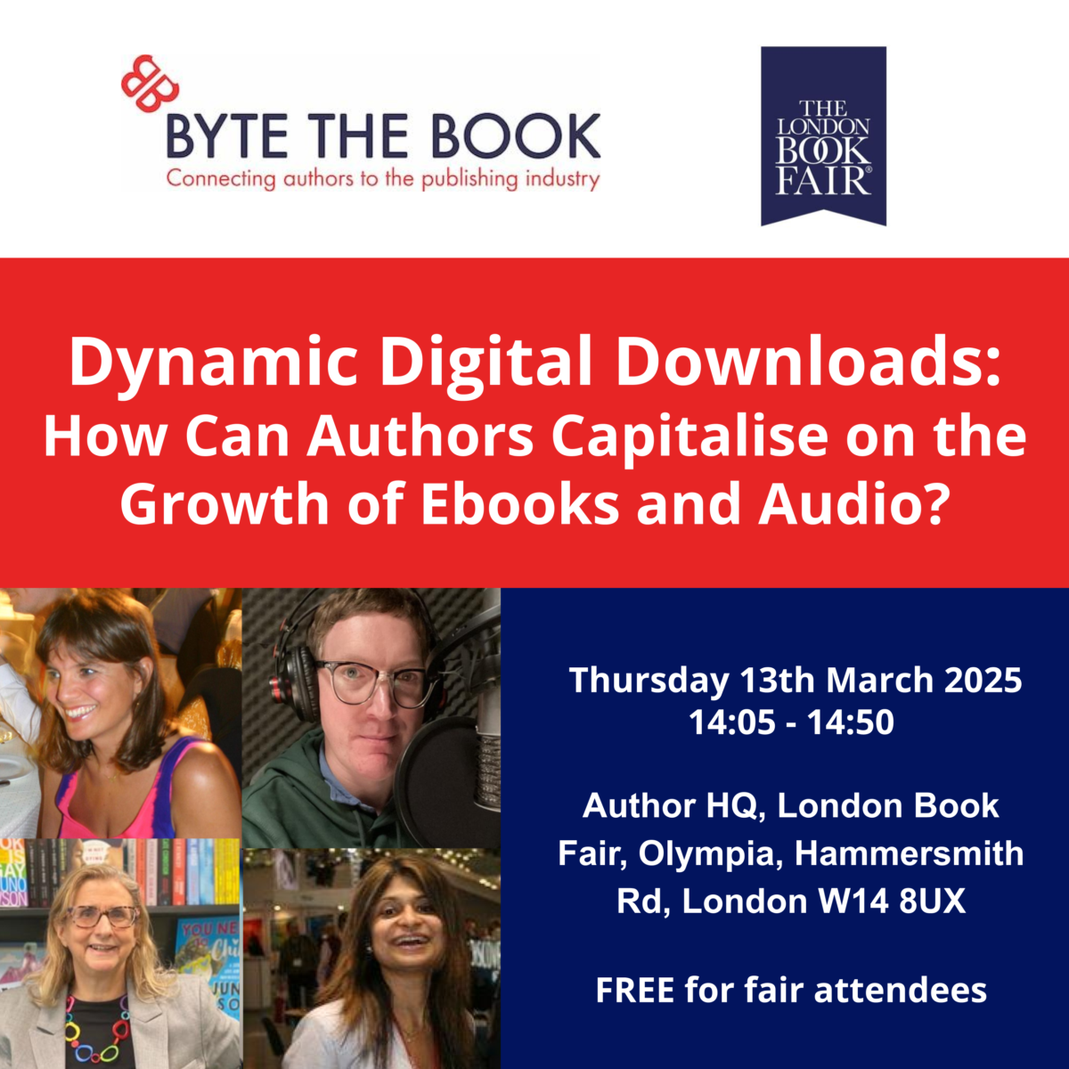 LBF: Dynamic Digital Downloads - How Can Authors Capitalise on the Growth of Ebooks and Audio ...