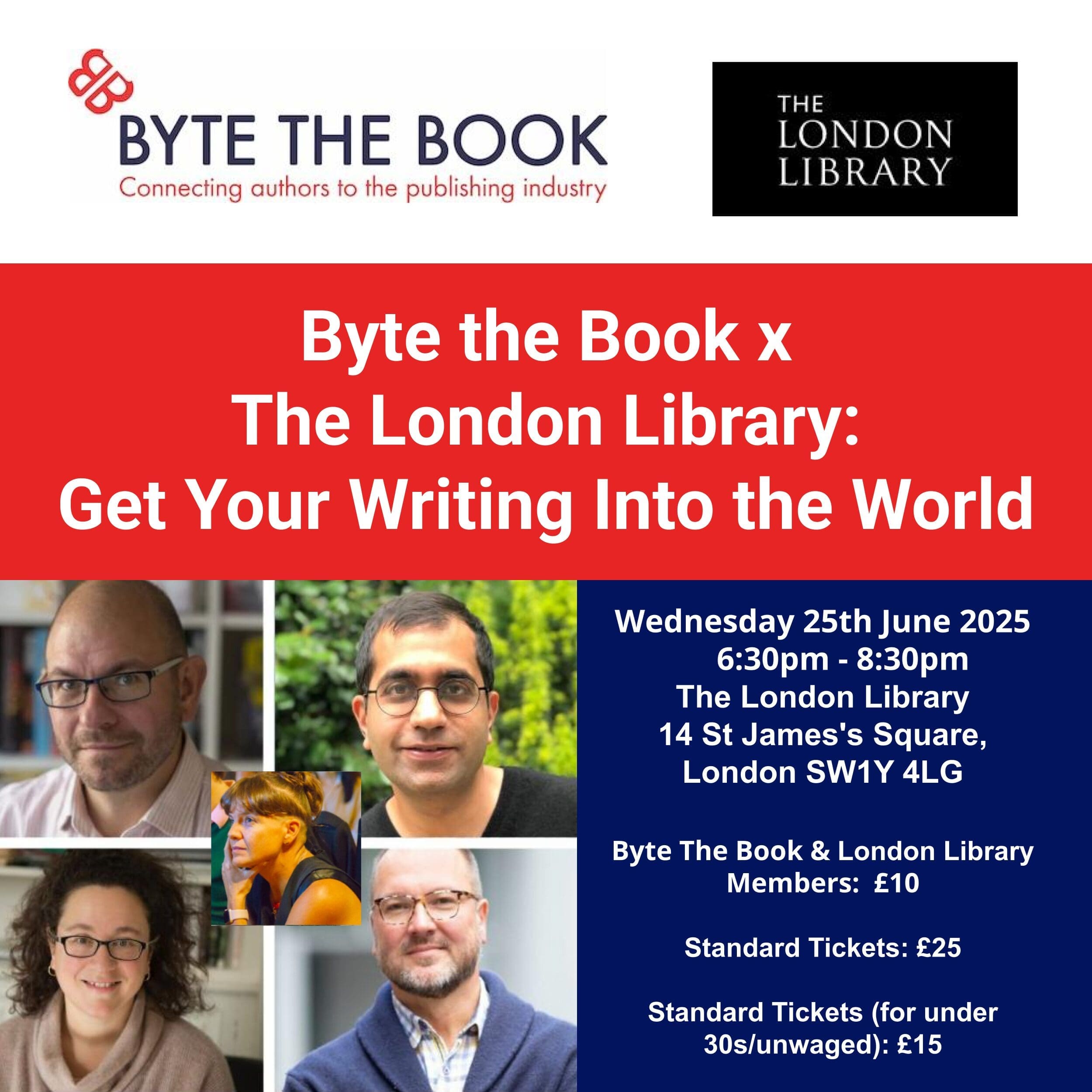 Byte the Book x The London Library: Get Your Writing Into the World ...